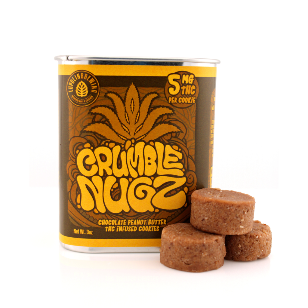 CRUMBLE NUGZ Chocolate Peanut Butter Cookies | 50mg THC | 10 count ...